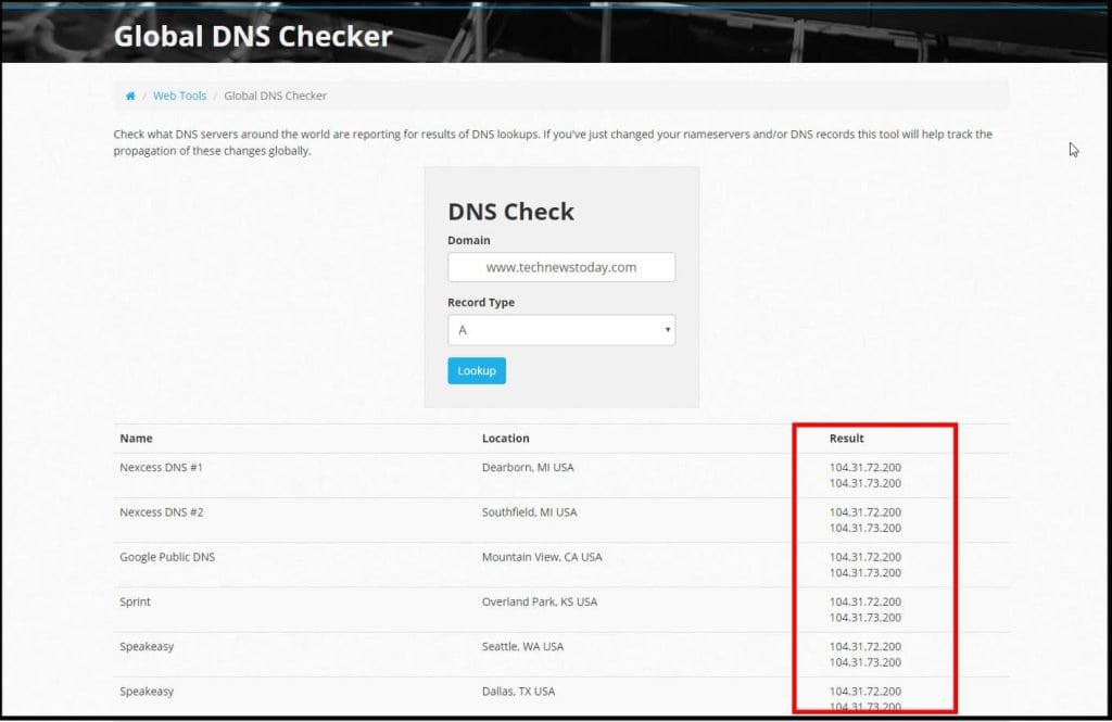 Come trovare l'indirizzo IP del sito web - Mundo Geek