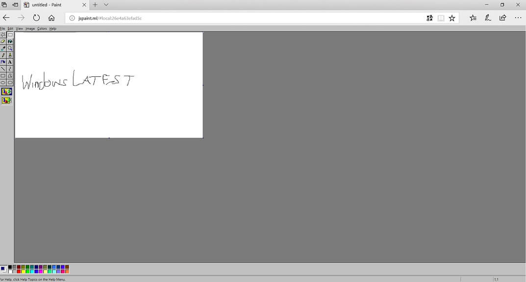 Jspaint porta la classica vernice Windows di Microsoft sui browser Web