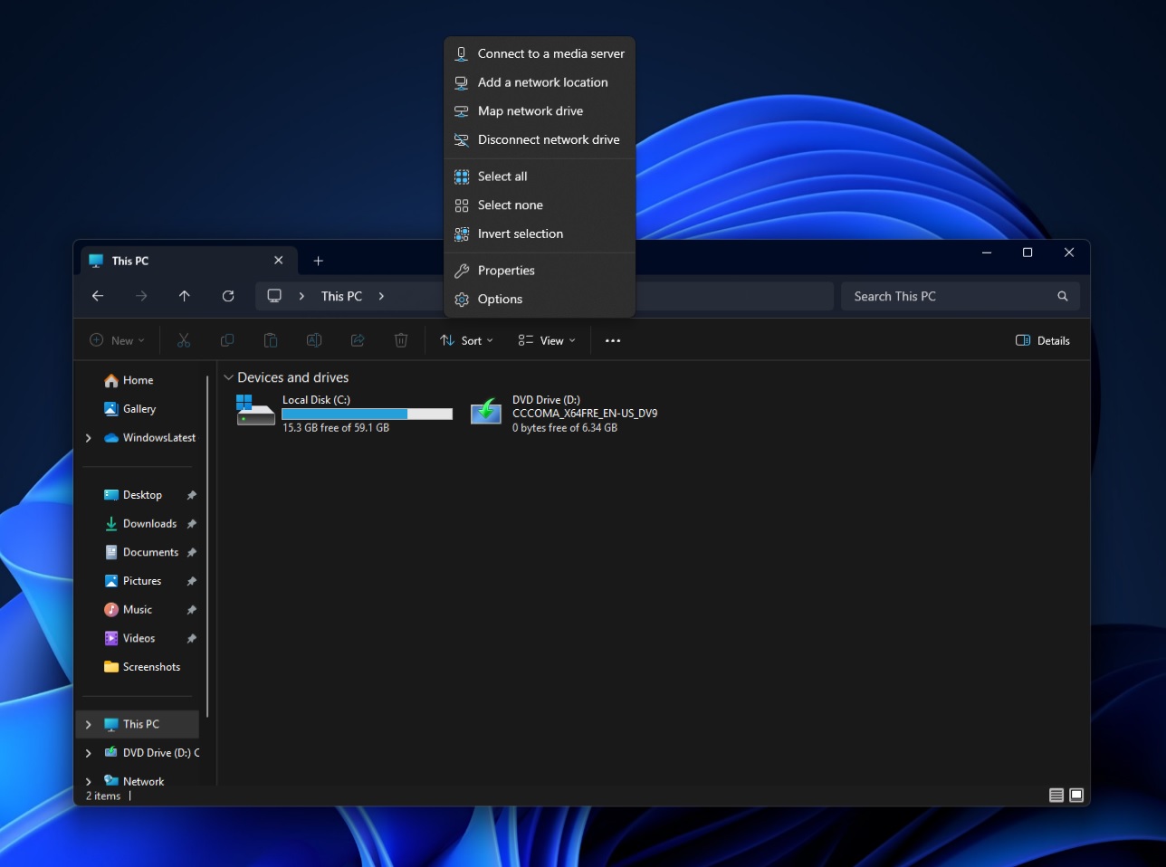 Windows 11 Build 27818 Test più veloce di decomposizione in File Explorer
