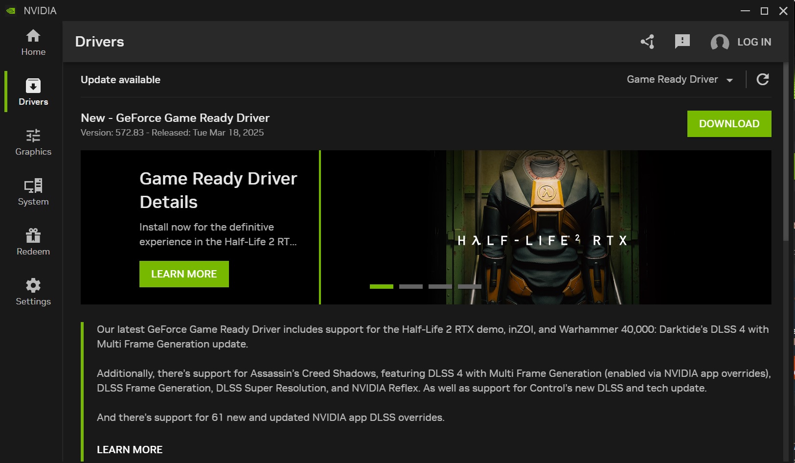 Il driver Nvidia 572.83 causa una schermata nera su Windows 11, Windows ...