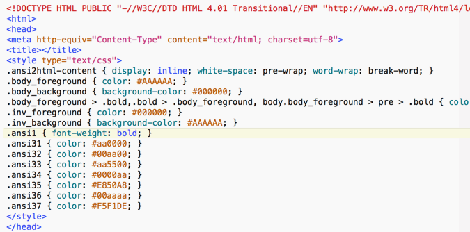 Come aggiungere codice terminale colorato a Microsoft Word