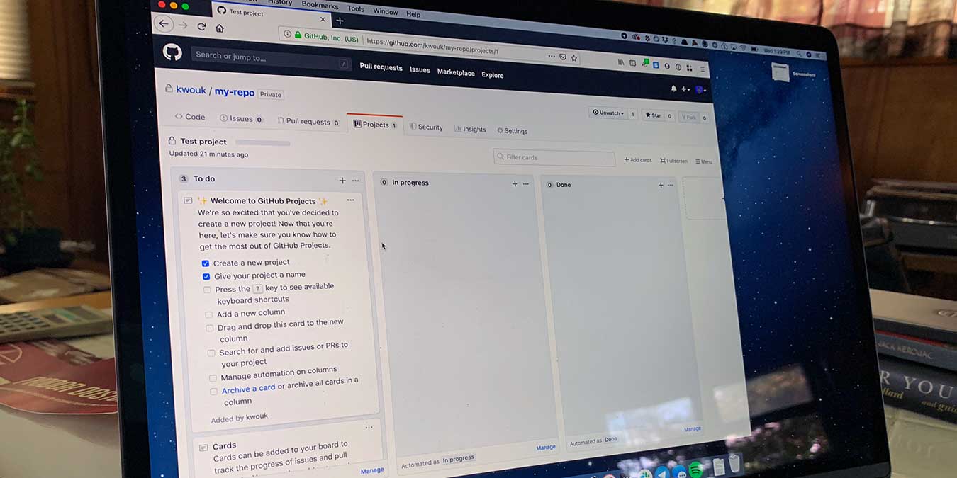 Come iniziare con la gestione dei progetti GitHub