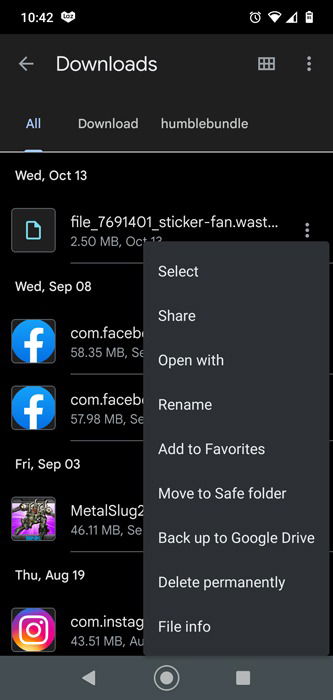 Come trovare i file scaricati su qualsiasi dispositivo Android - Mundo Geek