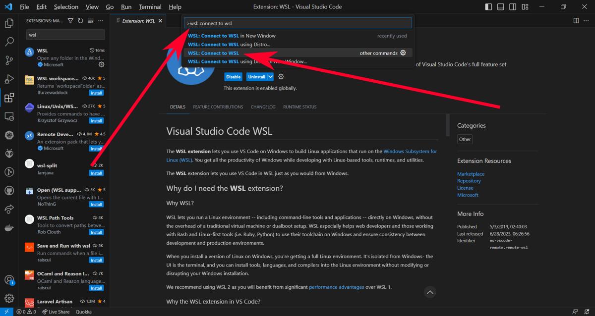 Come utilizzare VSCode su WSL