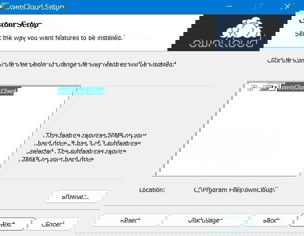 Come installare OwnCloud in Windows