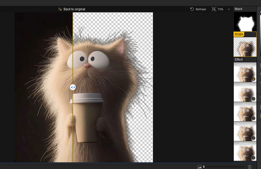 Rimozione dello sfondo dell'immagine AI Rimozione facile con Aiarty ...