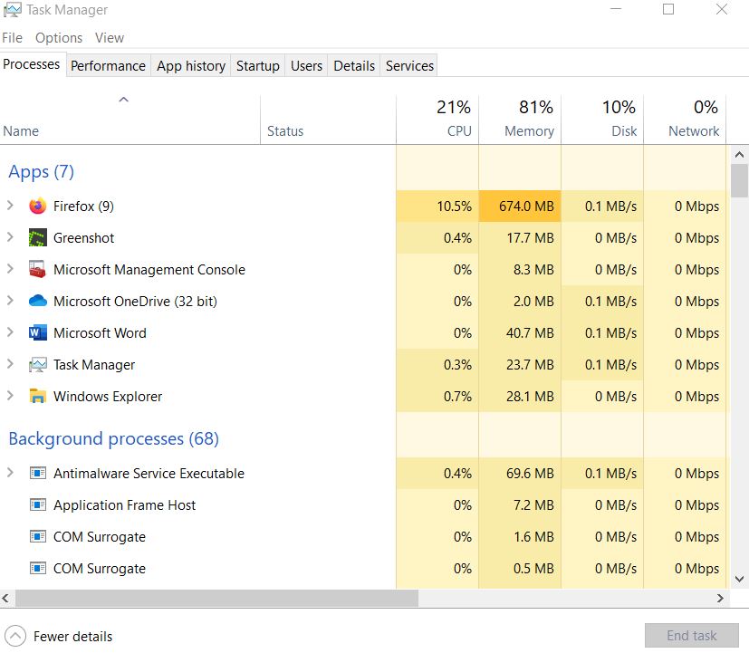 Una guida per modificare la priorità in Task Manager su Windows 10