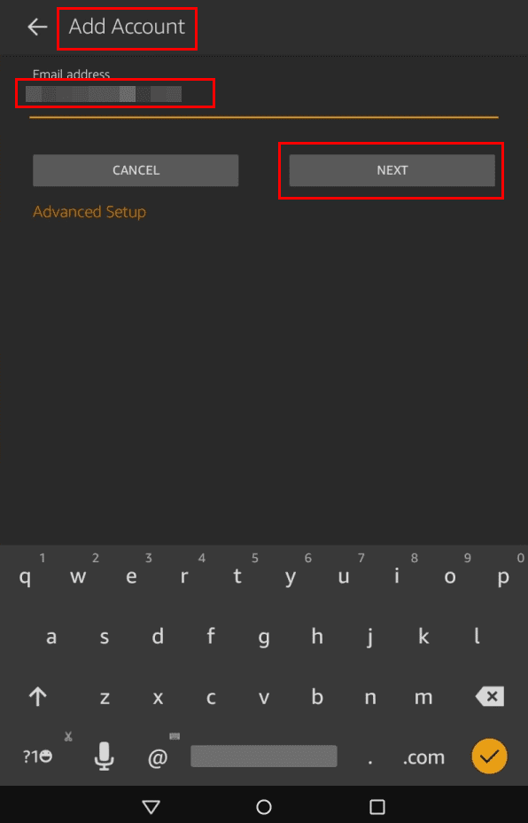 Amazon Fire: come aggiungere e rimuovere account di posta elettronica ...