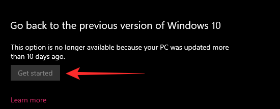 כיצד לשחזר את Windows 10 לתאריך קודם - Mundo Geek