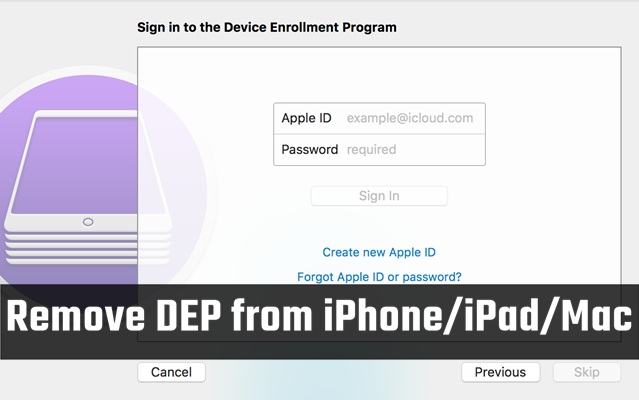 Apple Device Enrollment Program (DEP) を削除する方法 [最新ガイド] - Mundo Geek