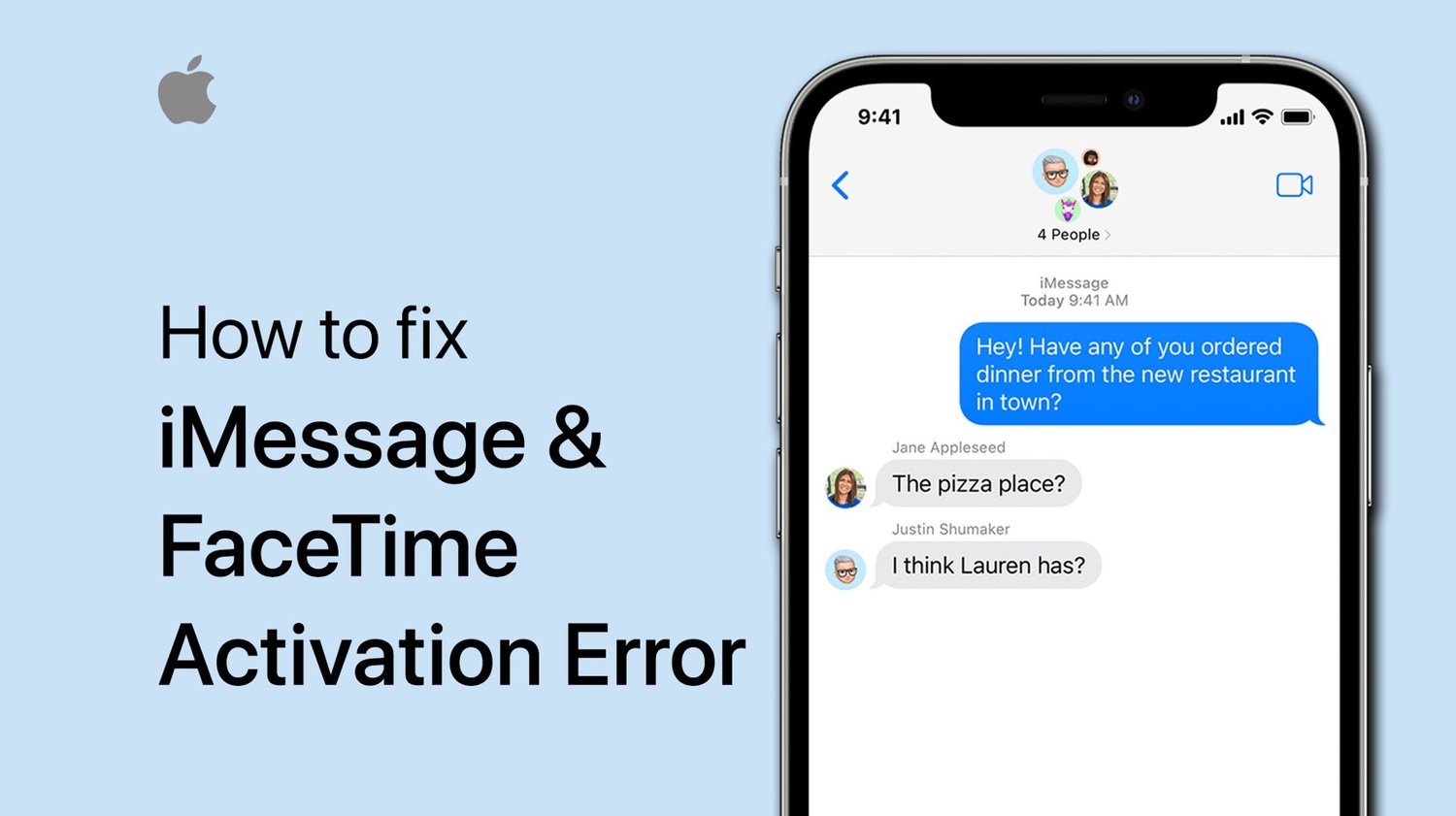 imessage＆facetimeアクティベーションエラーを修正する方法