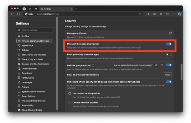 EdgeでMicrosoft Defender SmartScreenを無効にする方法 - Mundo Geek