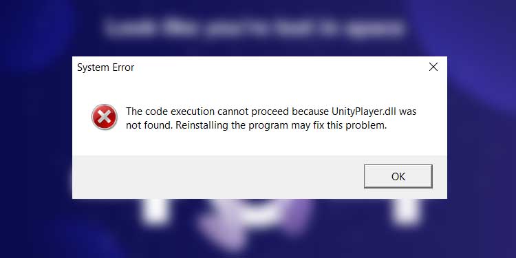 unityplayer.dllが見つからない、または欠落していない[修正] - Mundo Geek