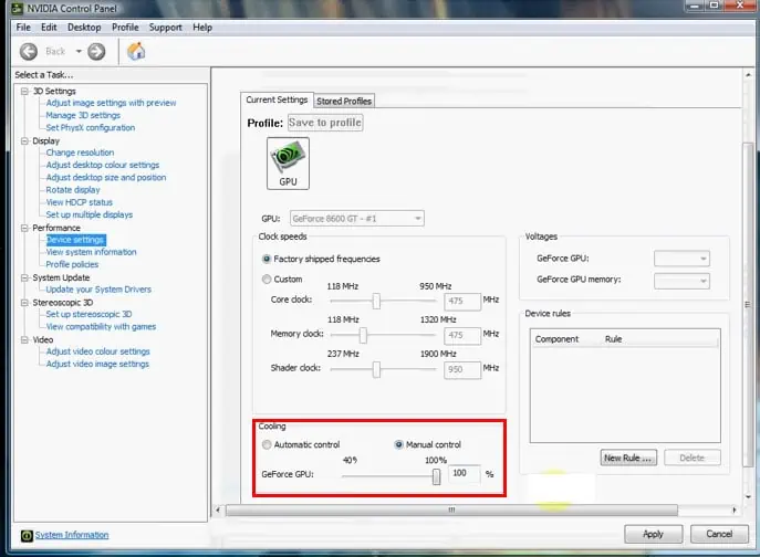 GPU ファン速度を変更する方法 - Mundo Geek
