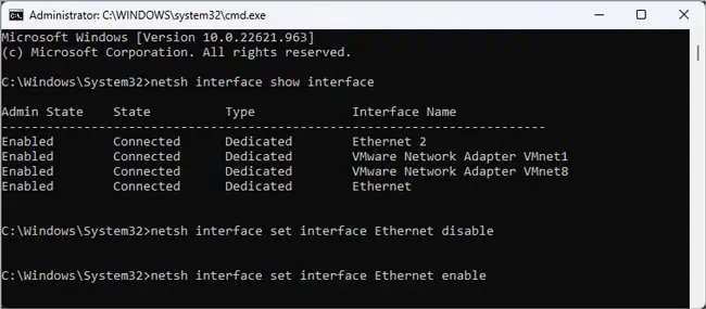 イーサネットアダプターをリセットする方法 - Mundo Geek