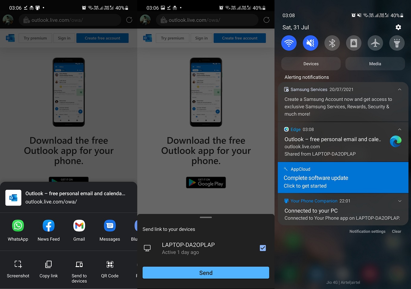 Windows 10 のタブ共有などを備えた Microsoft Edge 92 が Android 向けにリリース