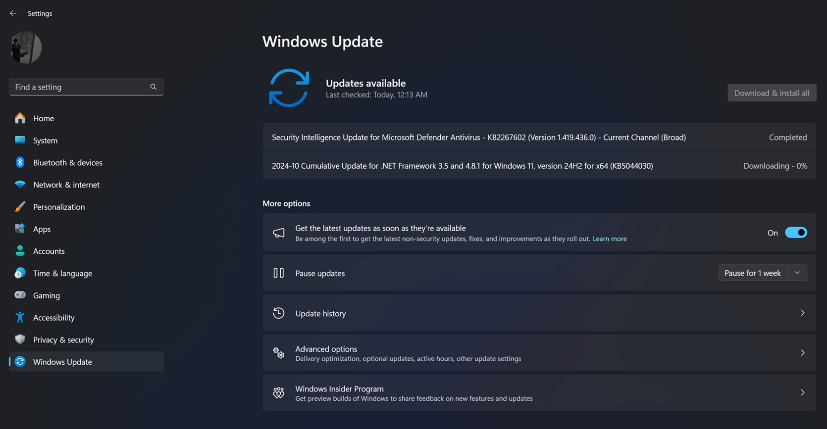 Windows 11 KB5044284 の問題、アップデートが失敗する。 KB5044285 にも一部のユーザーにとって問題があります ...