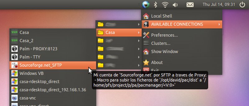 LinuxのPACマネージャーと簡単に複数のSSH接続を管理する