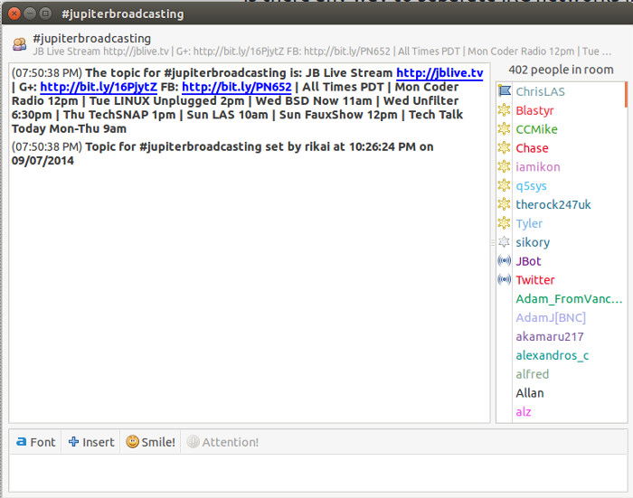 Linux 用の 5 つの優れた IRC クライアント