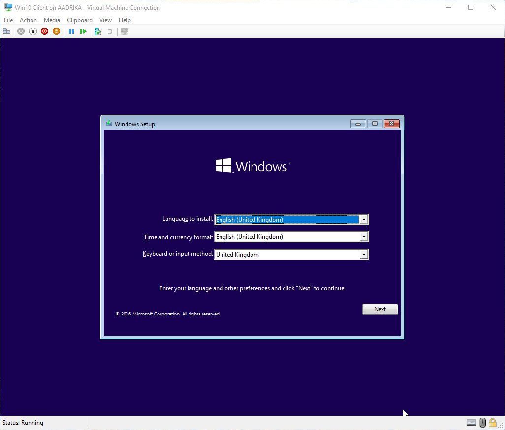 Windows10 Hyper-Vを使用して仮想マシンを作成する方法
