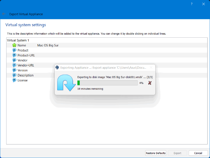 VirtualBox で OVA ファイルをインポートおよびエクスポートする方法 - Mundo Geek