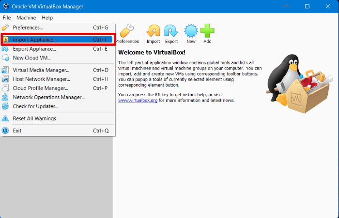 VirtualBox で OVA ファイルをインポートおよびエクスポートする方法 - Mundo Geek