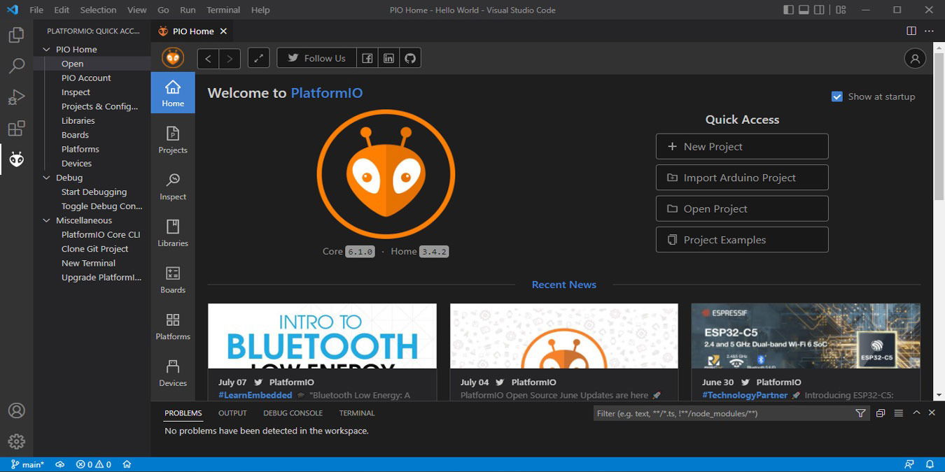 Platformioを使用してVisual Studioコードを介してArduinoをプログラムする方法