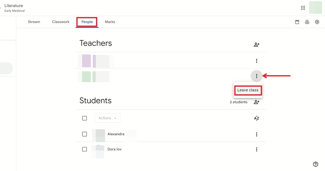 Google Classroom を退室する方法 (生徒と教師) - Mundo Geek