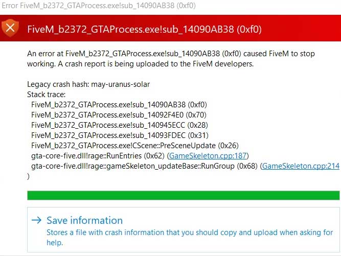 FiveM のすべてのエラー コードとその修正 2024 - Mundo Geek