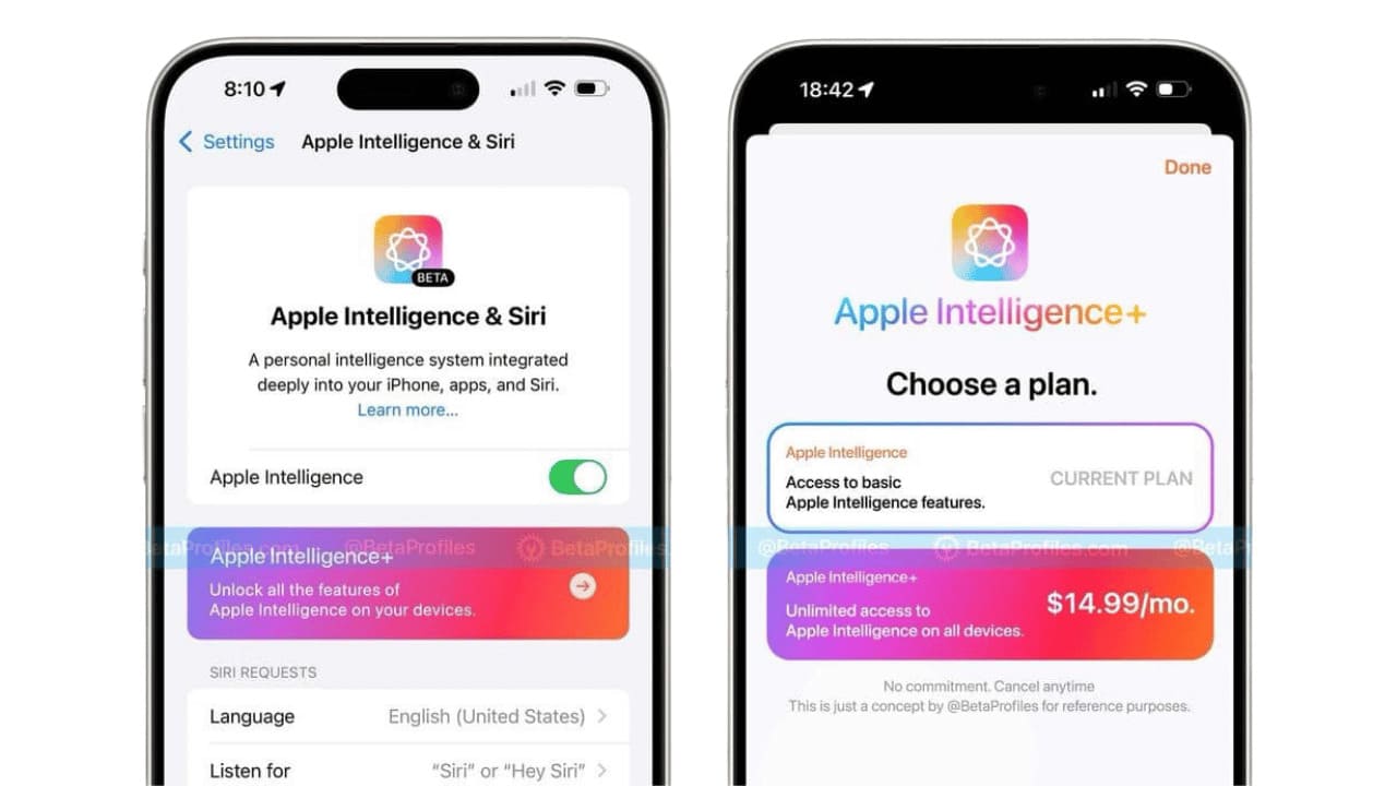Apple、高度なAI機能に最大20ドル請求の可能性：レポート