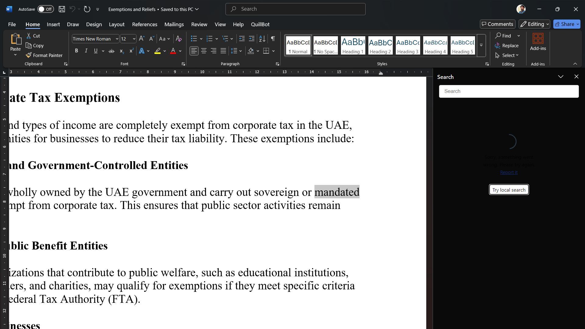 Microsoft Word mengalih keluar Smart Lookup (Thesaurus) yang memihak ...