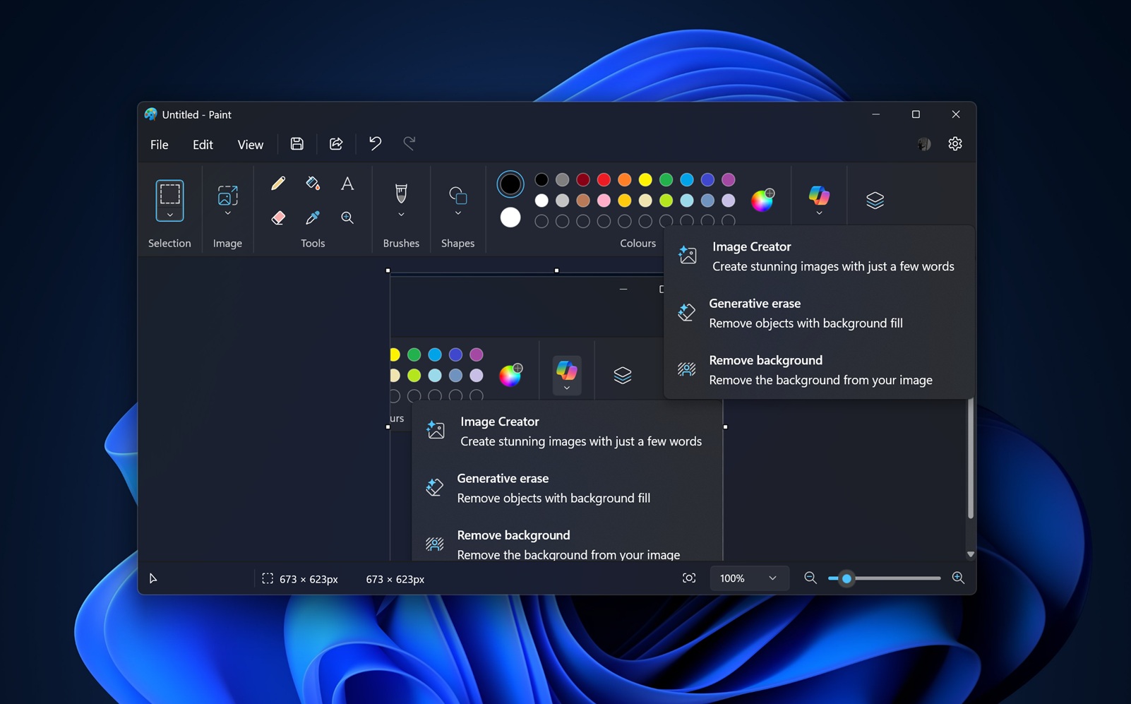 Microsoft Paint mempunyai hab copilot baru, dan kini melancarkan ...