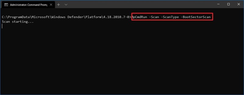 Cara menggunakan Microsoft Defender Antivirus dengan Command Prompt ...