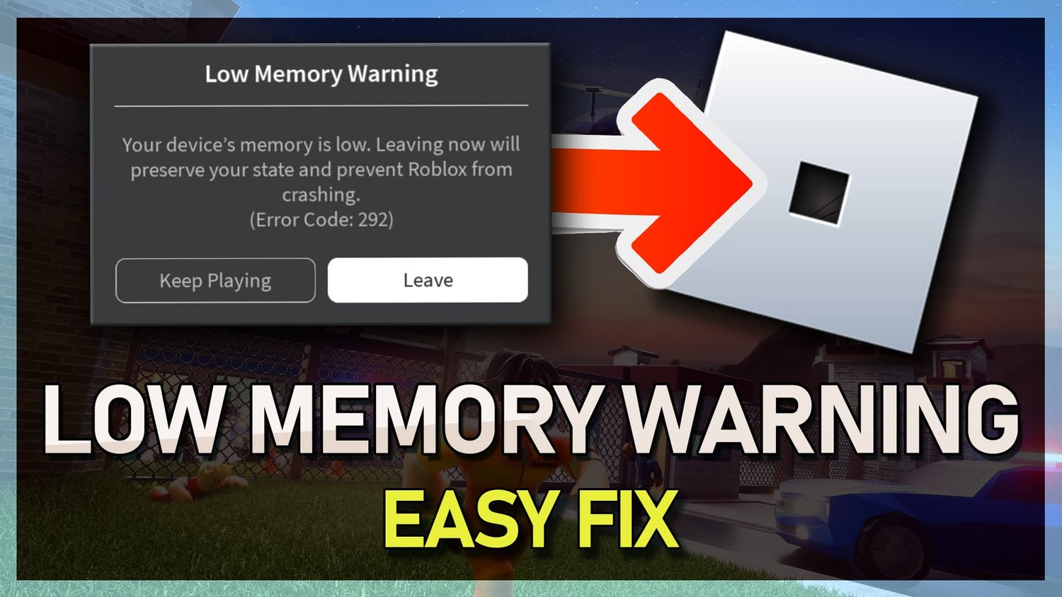 Hoe u de Roblox-waarschuwingsfout voor weinig geheugen kunt oplossen ...