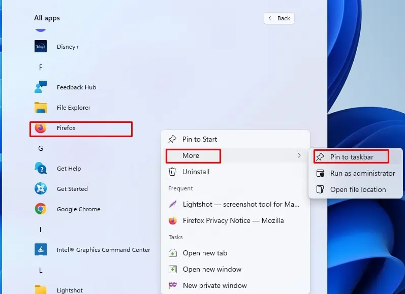 Hoe u op de taakbalk of desktop in Windows 11 peld - Mundo Geek