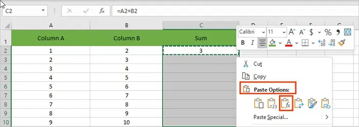 Hoe u de formule op de hele kolom in Excel kunt toepassen - Mundo Geek