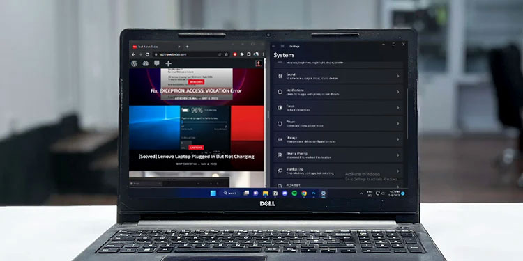 Hoe u het scherm kunt splitsen op een Dell laptop - Mundo Geek