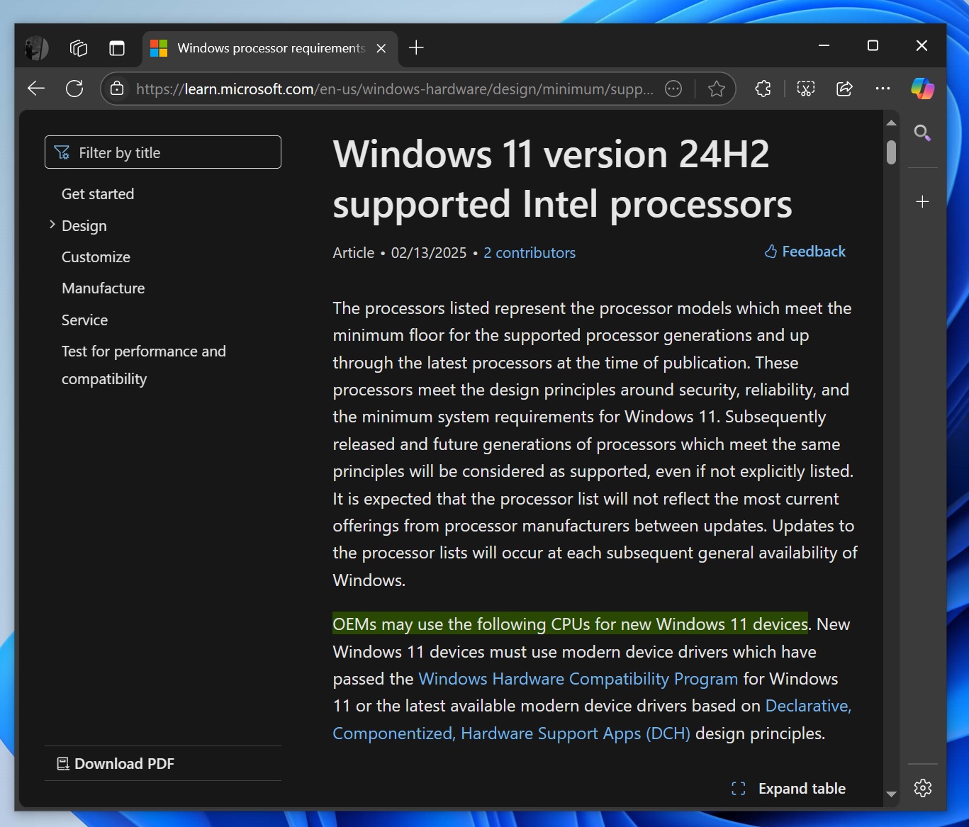Nee, Microsoft laat geen Windows 11 -ondersteuning voor Intel 8e, 9e en 10e Gen Chips vallen