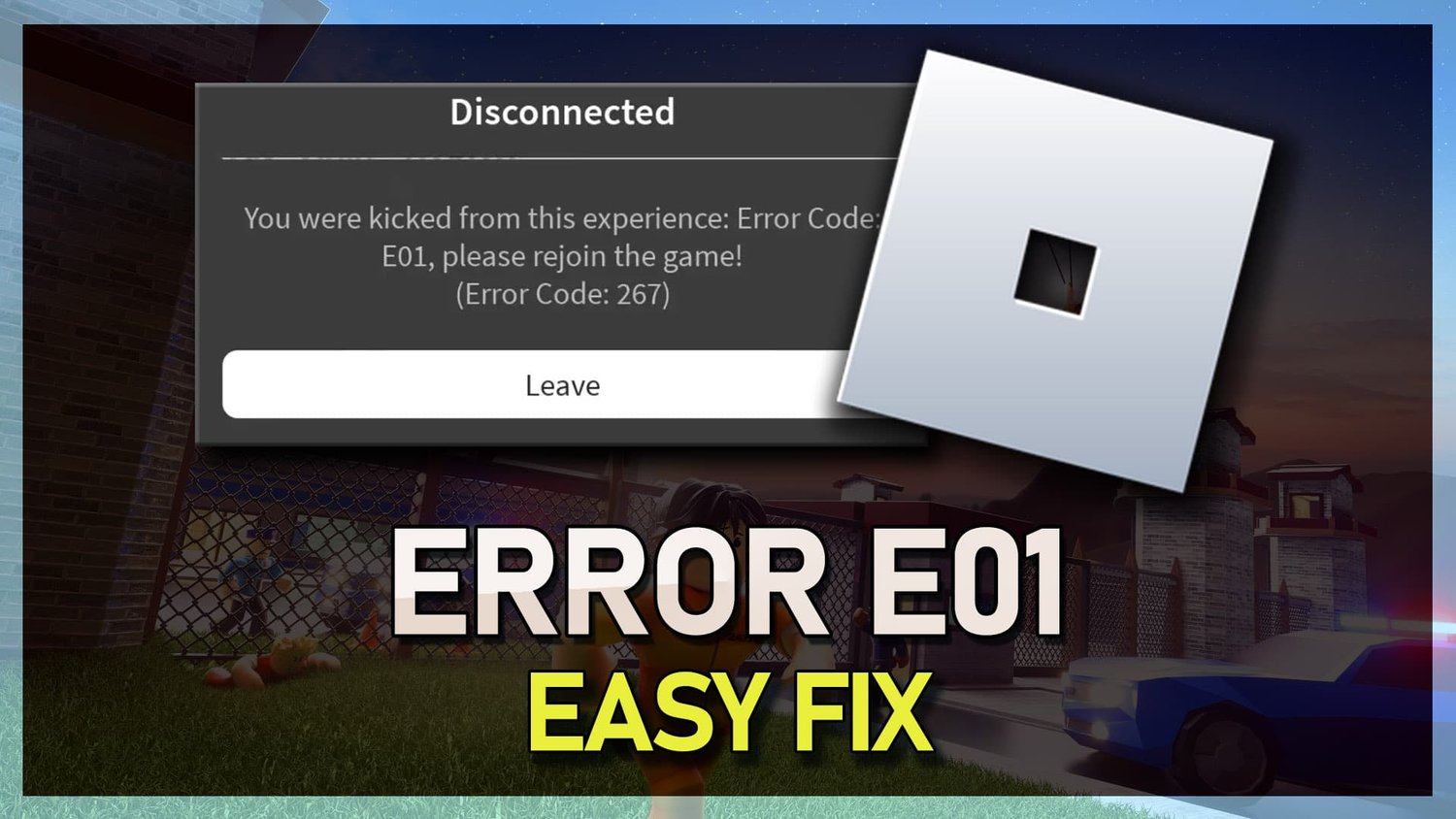 Hvordan fikse Roblox -feilkode E01