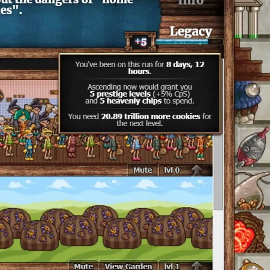 Ultimate Cookie Clicker Ascension Guide (når skal du stige opp)
