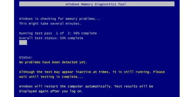 5 måter å åpne Windows Memory Diagnostic Feilsøking App
