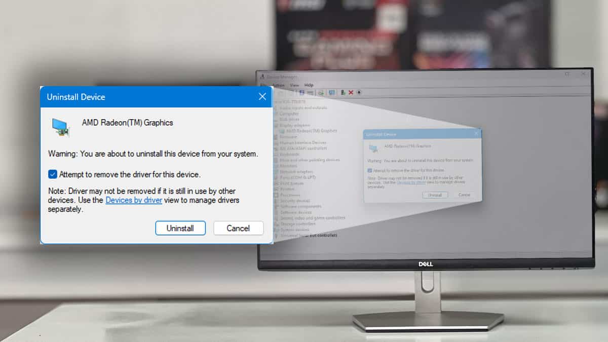 Hvordan avinstallere drivere på Windows
