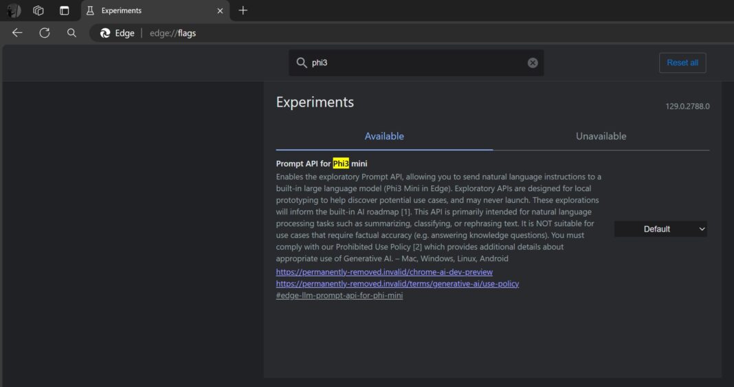 Microsoft Edge kan kjøre Phi3 Mini AI-modell lokalt på Windows 11 og ...