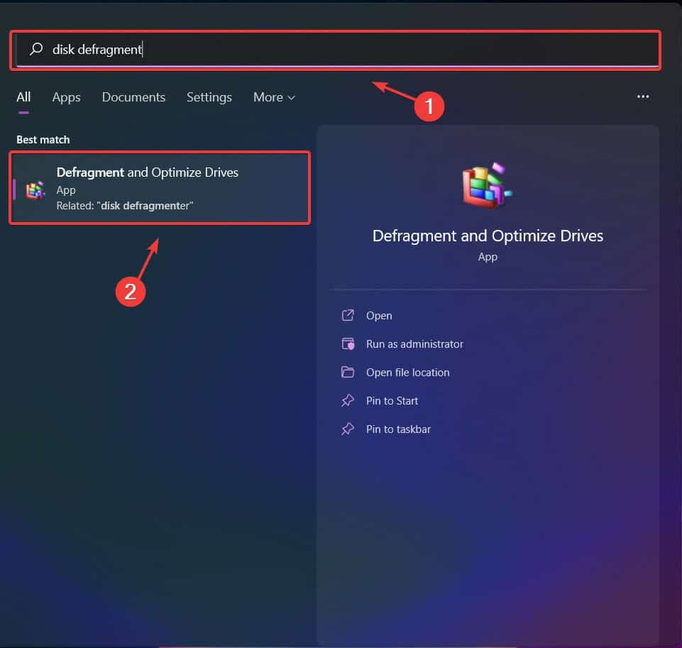 Slik planlegger du diskdefragmentering i Windows 11
