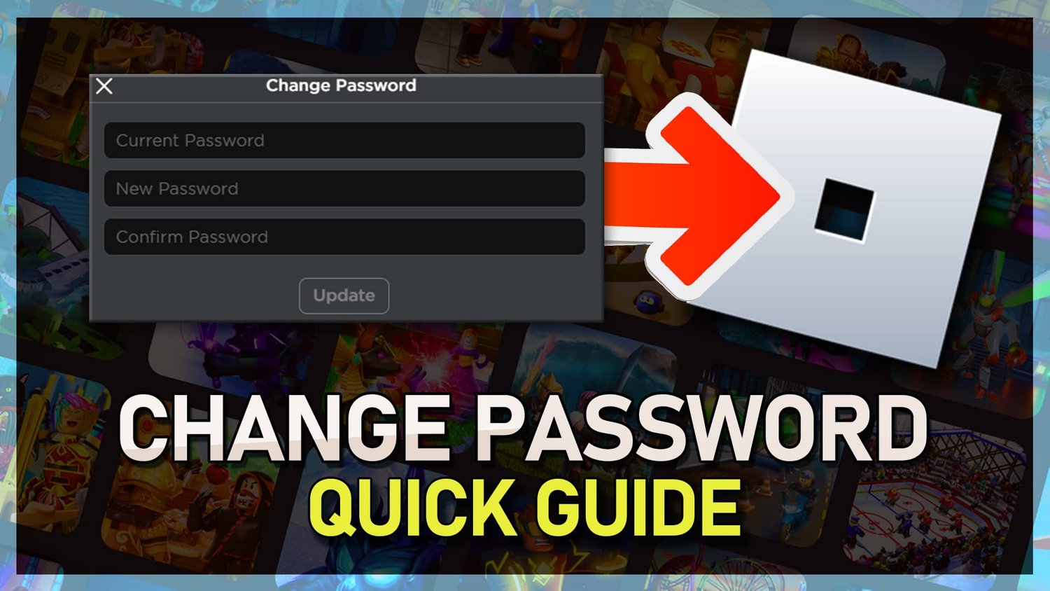 Jak zmienić hasło Roblox