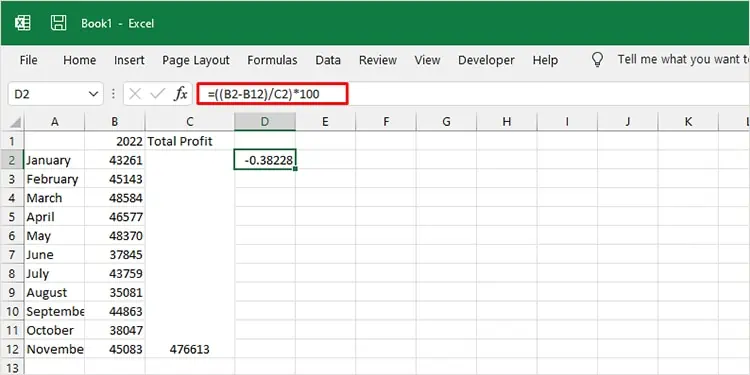 Jak obliczyć formułę procentową w programie Excel - Mundo Geek