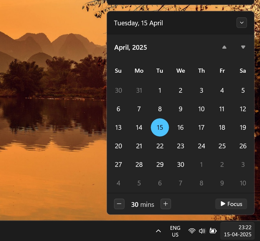 Microsoft dodaje zegar do Windows 11 Calendar Flyout po usunięciu go w ...