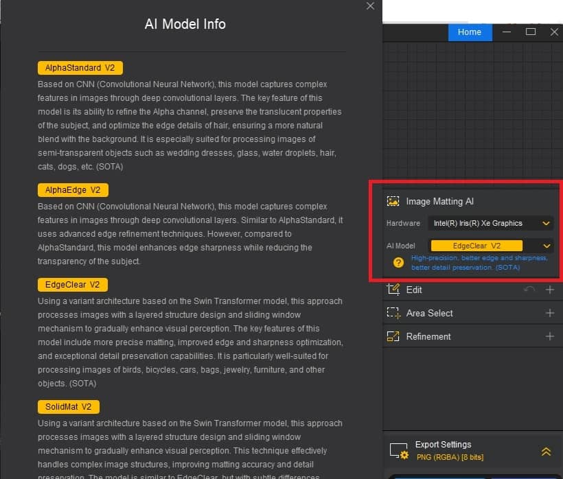 Usuwanie tła obrazu AI jest łatwe dzięki matowaniu obrazu Airty