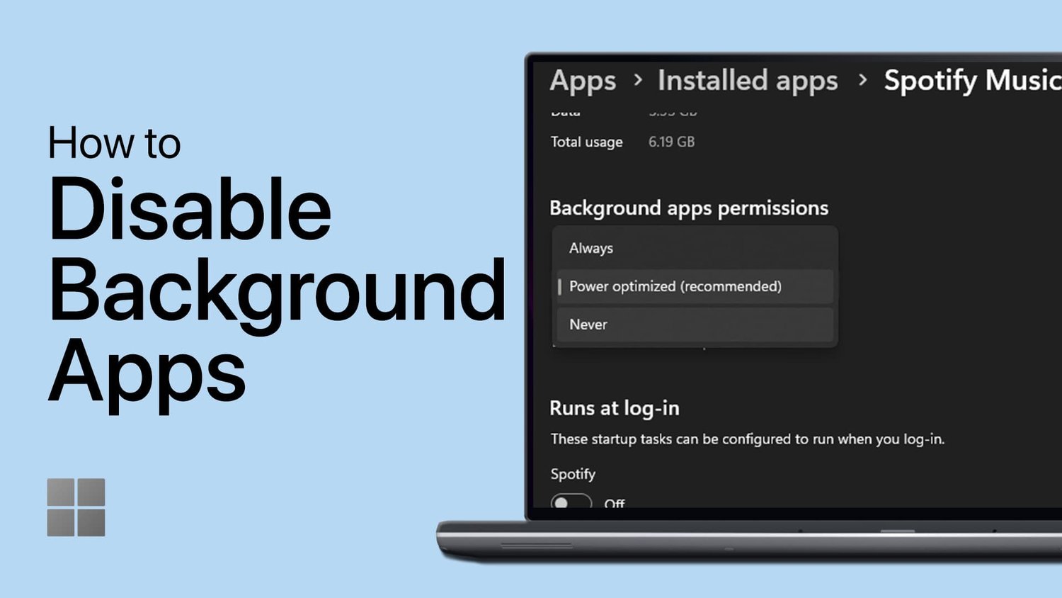 Como desativar aplicativos de segundo plano no Windows 11