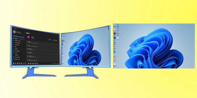 Como exibir uma tela em uma configuração de monitores duplos - Mundo Geek